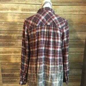 ODDY | Tops | Ombr Style Button Down Shirt Dress | Poshmark